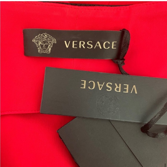 Versace | Dresses | Nwt Versace Red Meduse Stud Dress | Poshmark